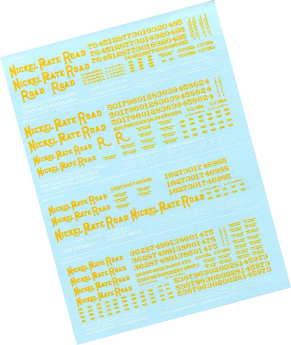 Nickel Plate Road HO Decals for Various Steam Locomotives – NKPHTS Shop
